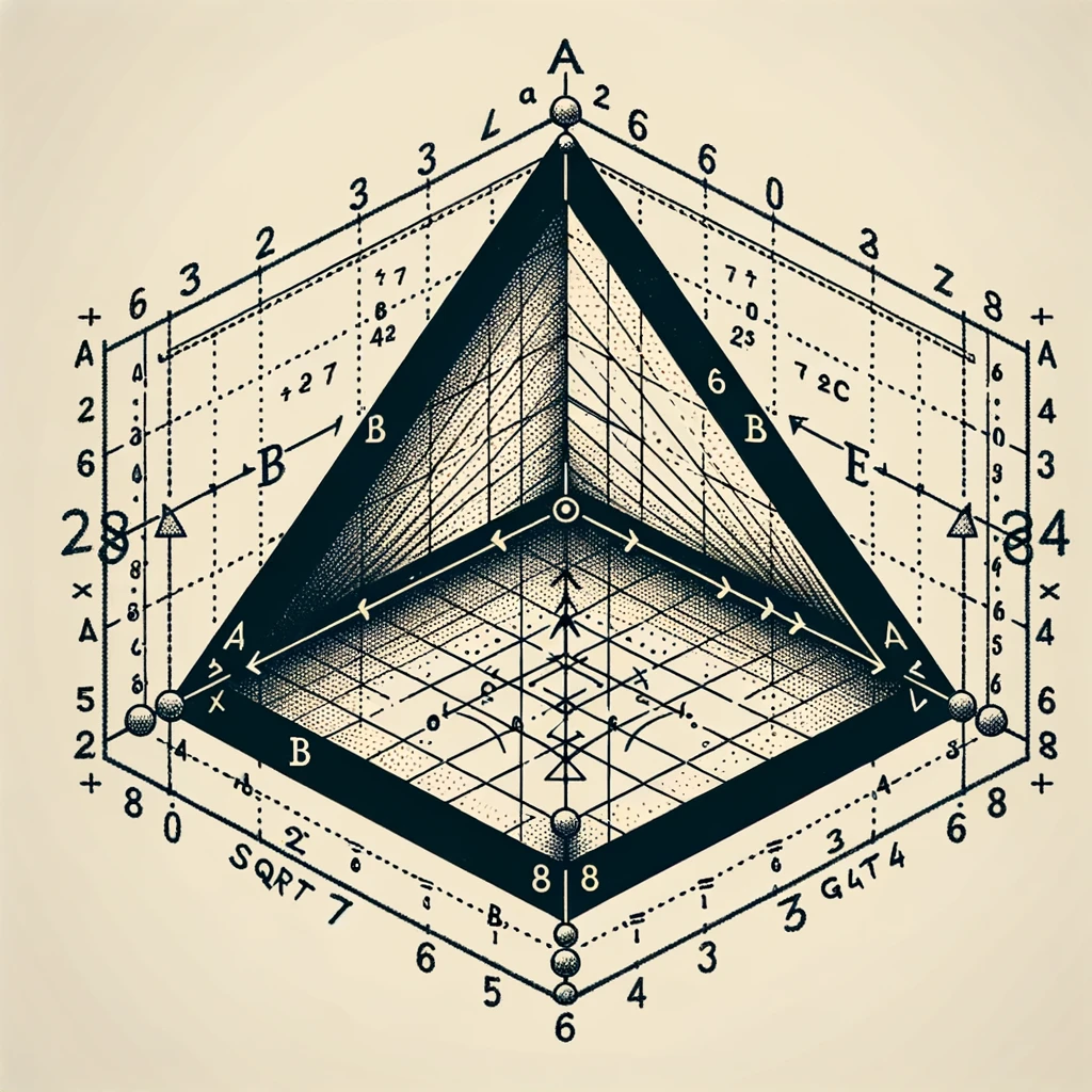 Calcul de distance et d'angle dans un triangle - Exercice corrigé